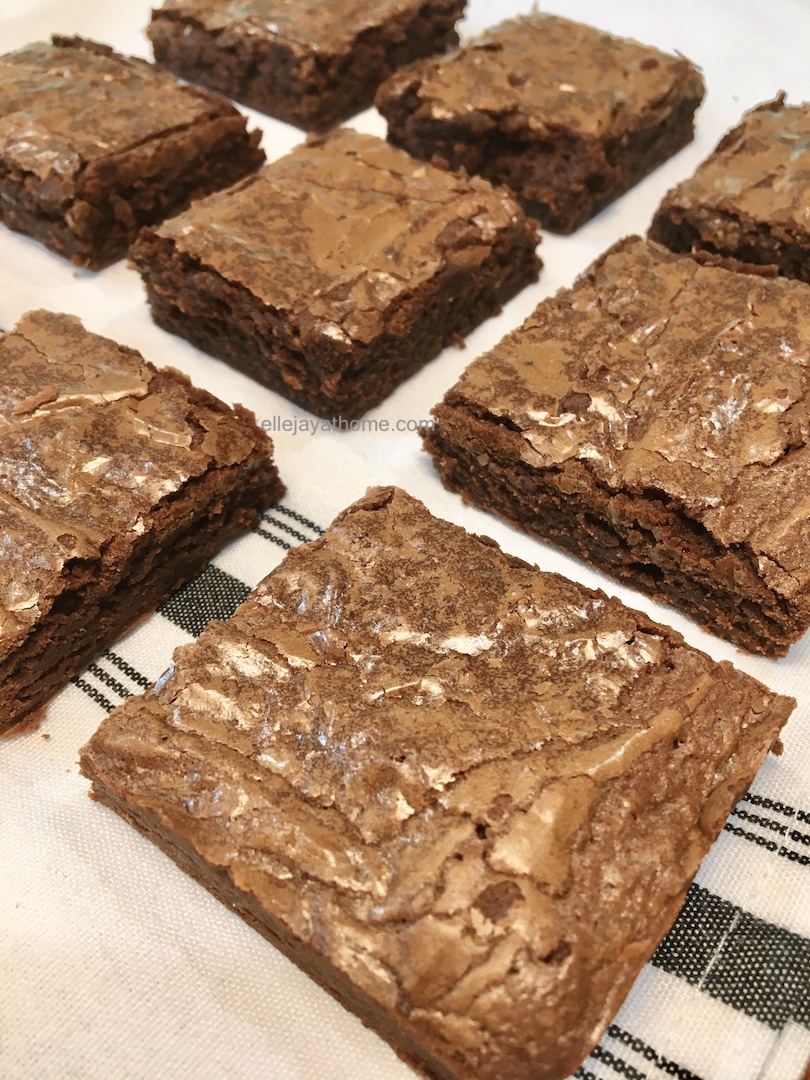 How I Finally Got Perfect, Classic, Fudgy Brownies - Elle Jay at Home